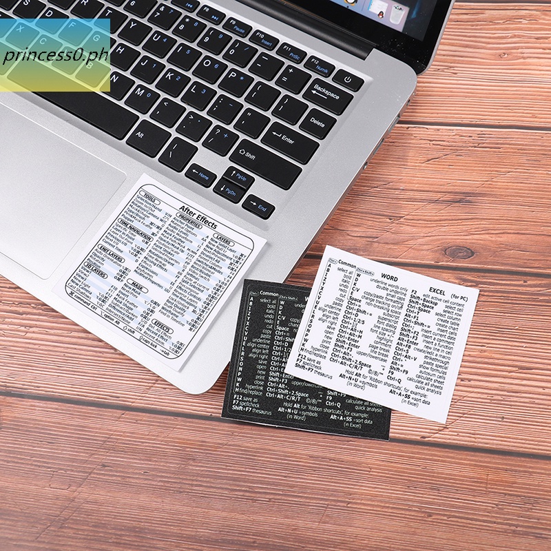 Princes 14 Windows PC Reference Keyboard Shortcut Sticker Adhesive for ...