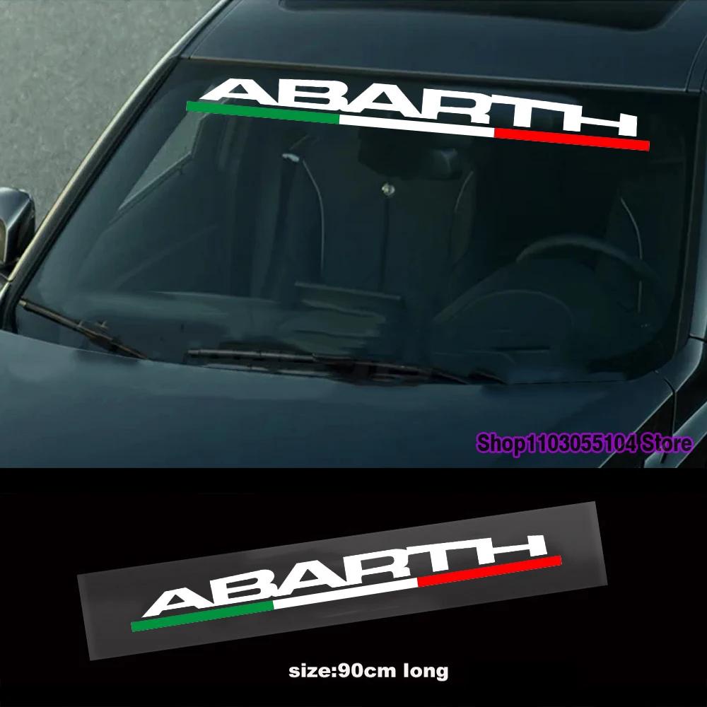 1pc Car windshield sticker For Fiat Abate 500 595 695 500x 500l Punto ...