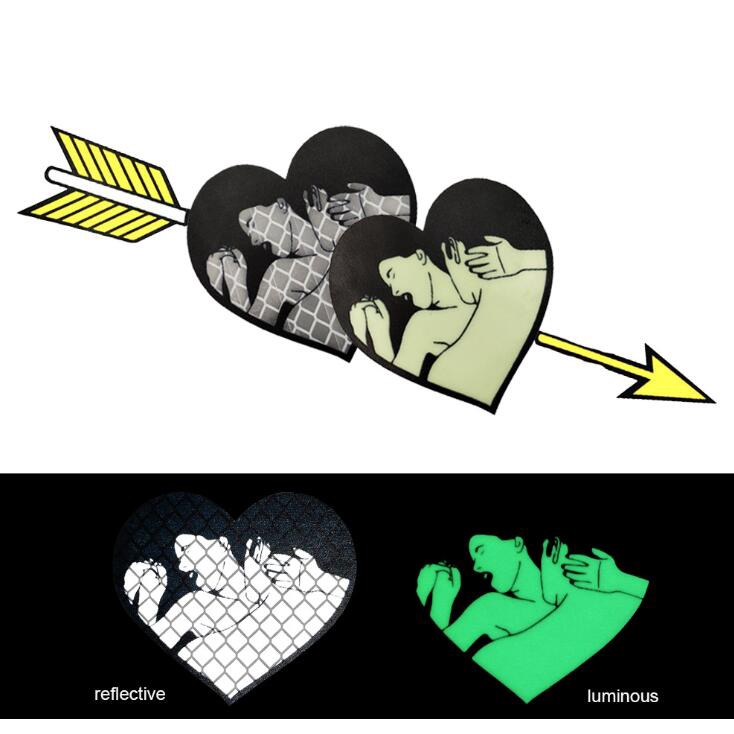 New Design BACK HAND love Heart Sticker Arrow love love Car Sticker ...