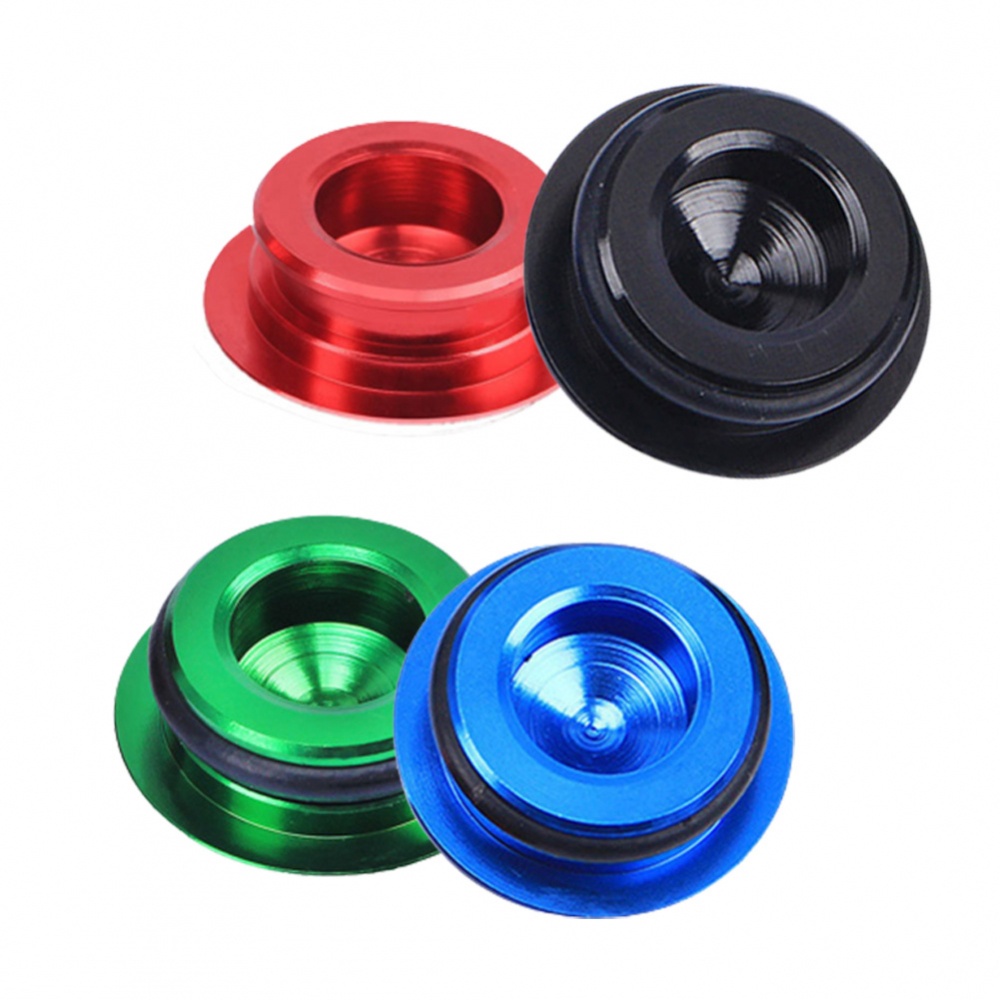 Bicycle Crank Bolt Cover Cap Aluminium Alloy Waterproof Bottom Bracket ...