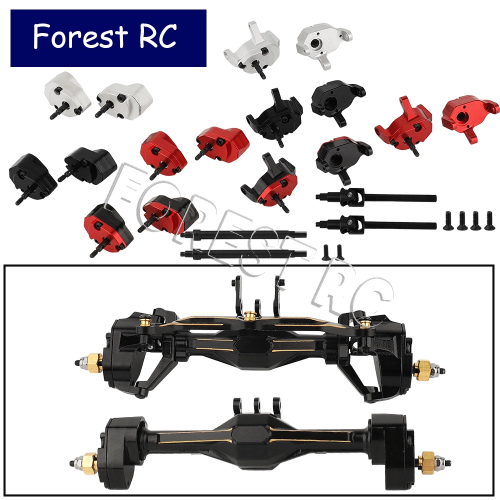 Metal 1/18 RC Crawler TRX4m Front Rear Straight Axle Heightened to Be ...