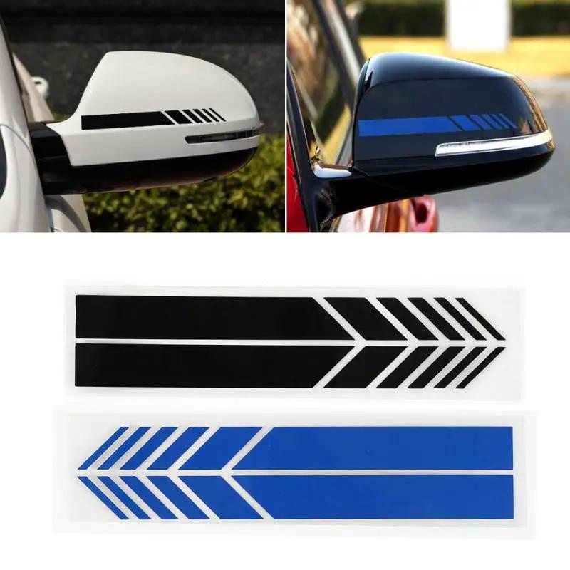 2Pcs Universal Auto Car Sticker Non Fading Fashion Color Stripe Car ...