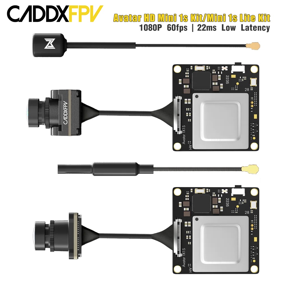 New Caddx Walksnail Avatar HD Mini 1s 1080P 60fps Lite Kit VTX Range ...