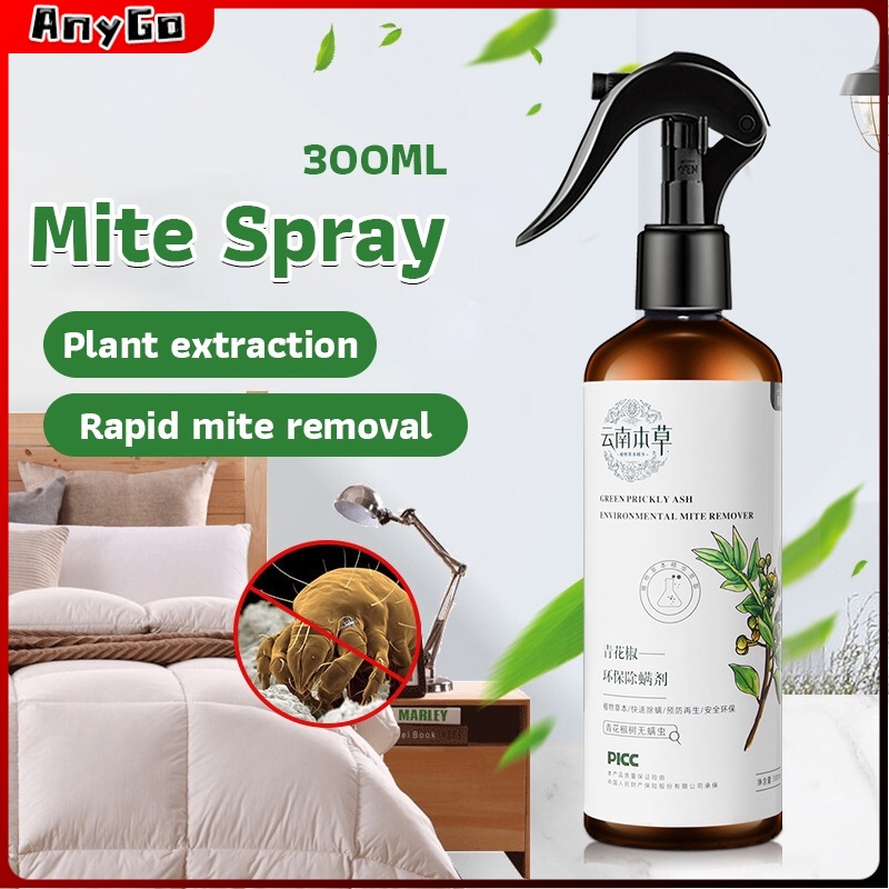 AnyGo Mite Spray 300ml Remove Bed Bug Spray Dust Mite Remove Spray Non ...