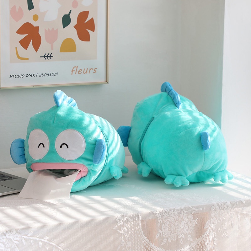 28cm Stuffed Toy Sanrio Hangyodon Tissue Box Cover Case Doll Girl ...