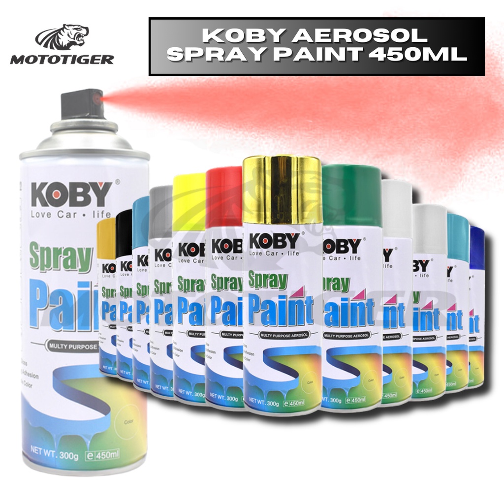 Motorcycle Accessories Aerosol Koby Spray Paint Multi Purpose Home ...