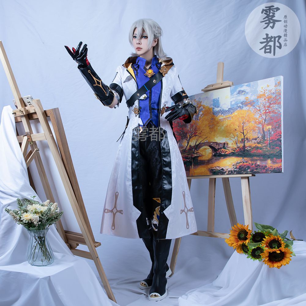WUDU New Arrival Game Genshin Impact Albedo Cosplay Costumes for Men ...