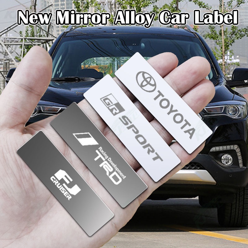 Toyota FJ Cruiser Mirror Metal Car Logo Stickers Label 3D Badge ...