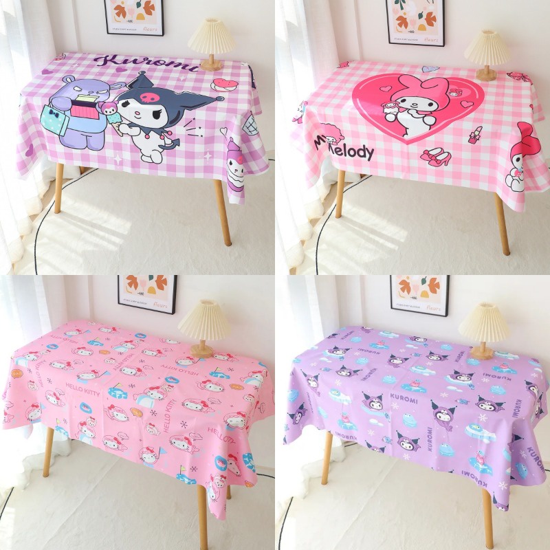 Sanrio Kuromi My Melody Kawaii Festival Theme Tablecloths Girls ...