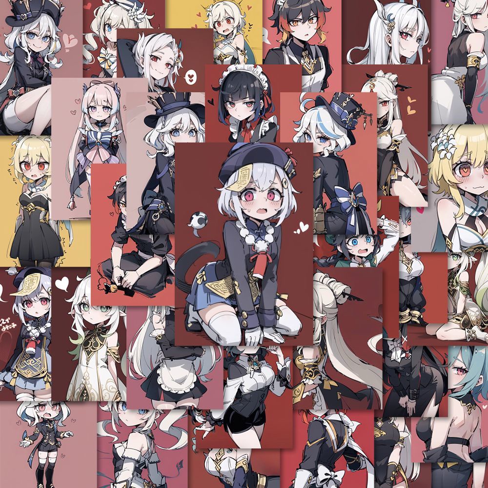 200 Genshin Impact new cute stickers fan wallpaper stickers high-value ...