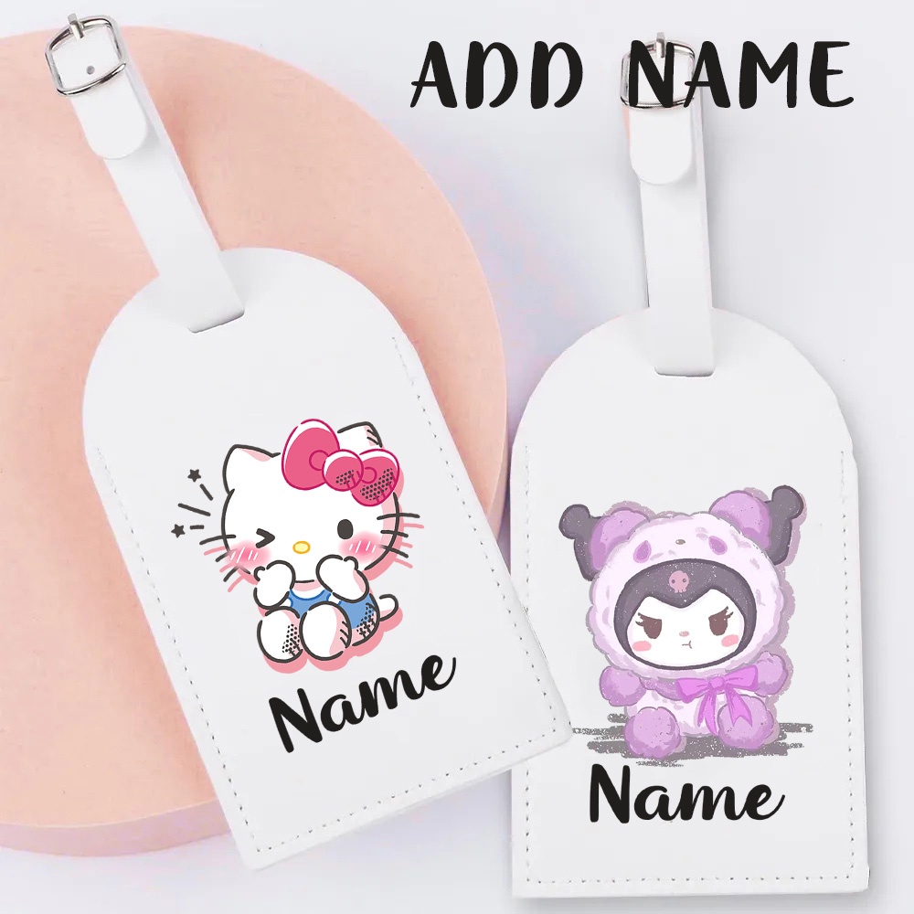 Custom Name Sanrio Cartoon Kuromi Hellokitty Melody Luggage Suitcase ...