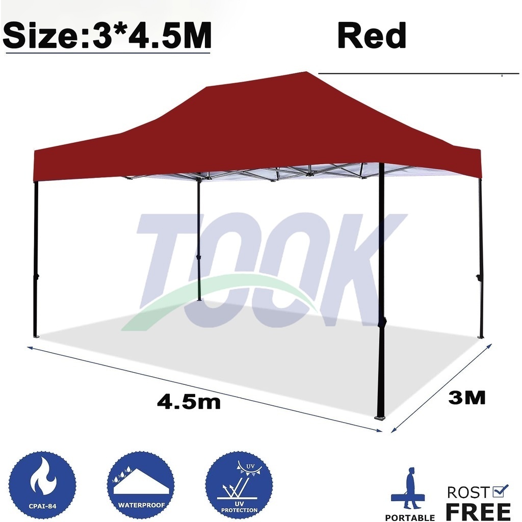 3x4.5M/3x6M Outdoor Tent Folding Heavy Duty Tent Retractable Adjustable ...