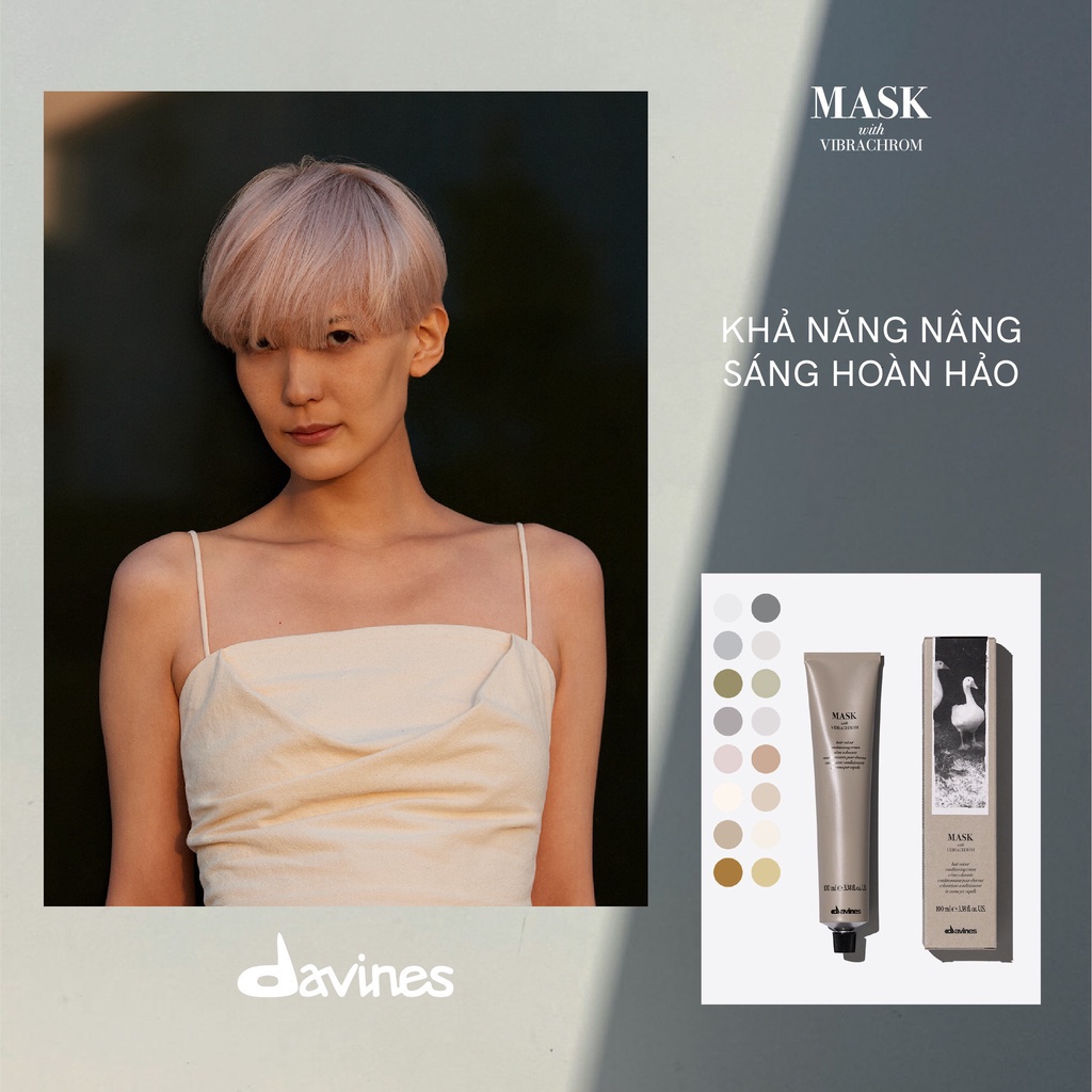 Davines Mask with Vibrachrome Hair Color Conditioning Cream 100ml (New ...