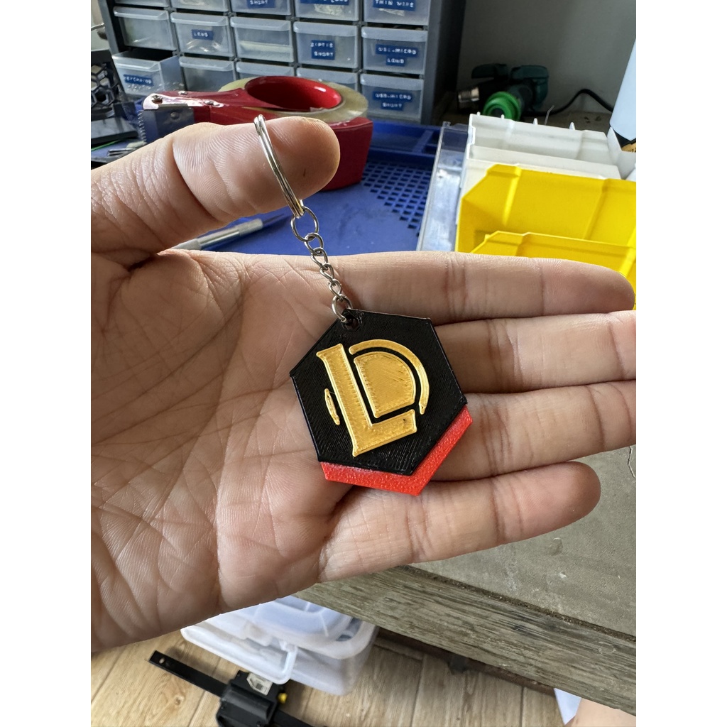 League of Legends LOL with Riot Buddy Keychain Back to Back Developer ...