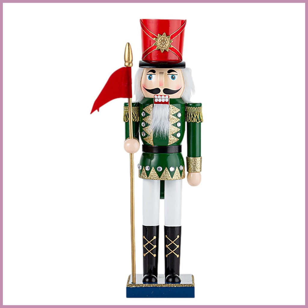 Nutcracker Christmas Decor 15 Inch Wooden Nutcracker Figures King Guard ...