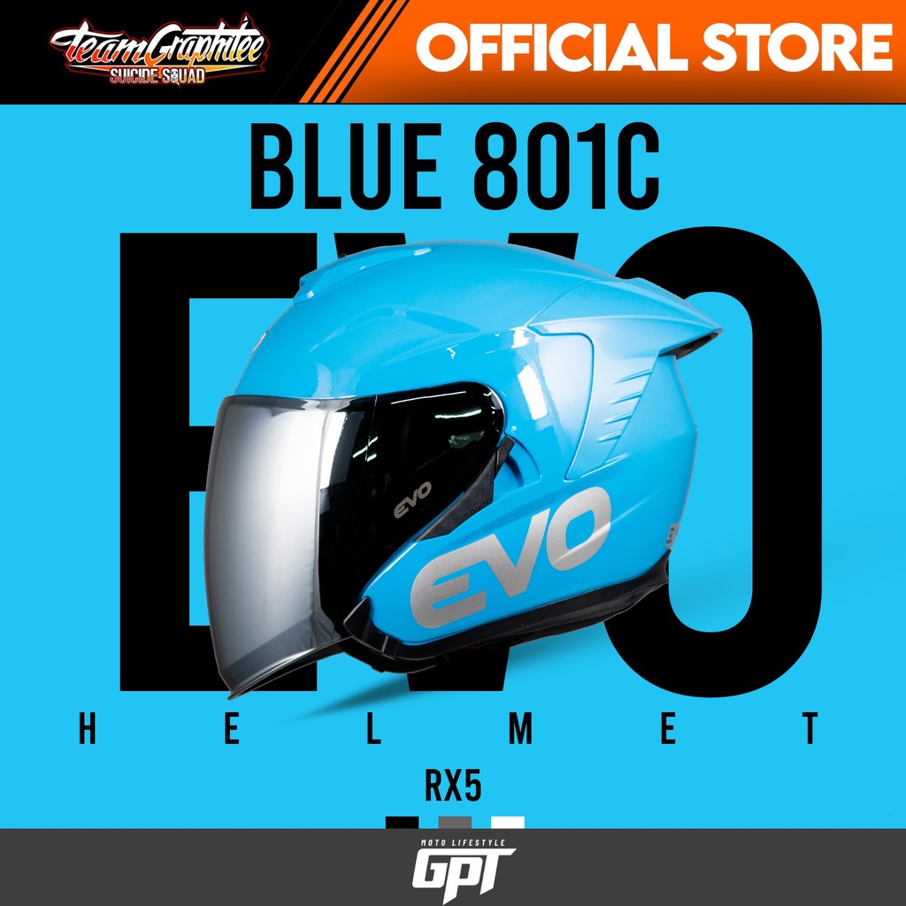 EVO HELMET RX5 MONO COLORS with free clear lens (NON REVO) | Shopee ...