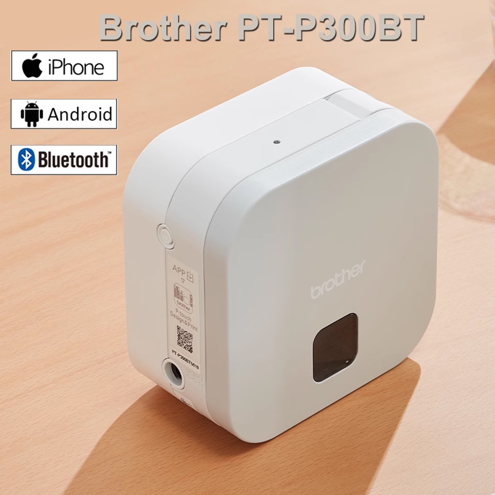 Brother PT-P300BT P-touch Cube label printer Bluetooth connection label ...