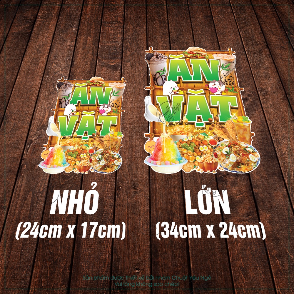 WATERPROOF DECAL stickers for SNACKS to decorate menu decals Piece for ...