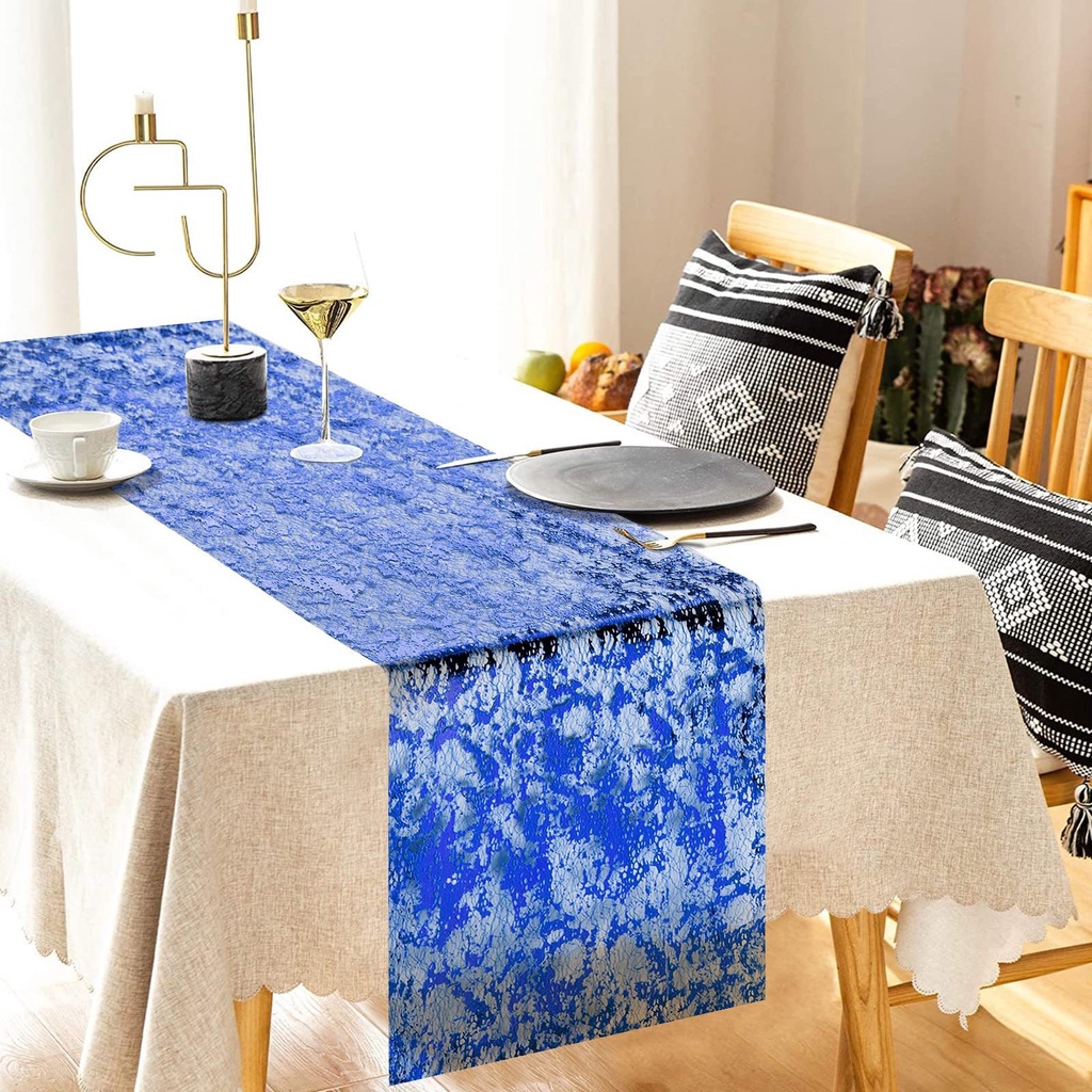 28*275cm Metallic Gold Table Runner Sequin Glitter Thin Mesh Roll ...