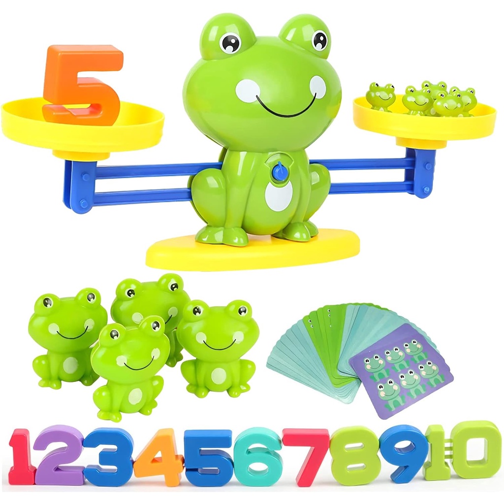 Frog Balance Math Game,Frog Weighing Scale Montessori Educational Stem ...