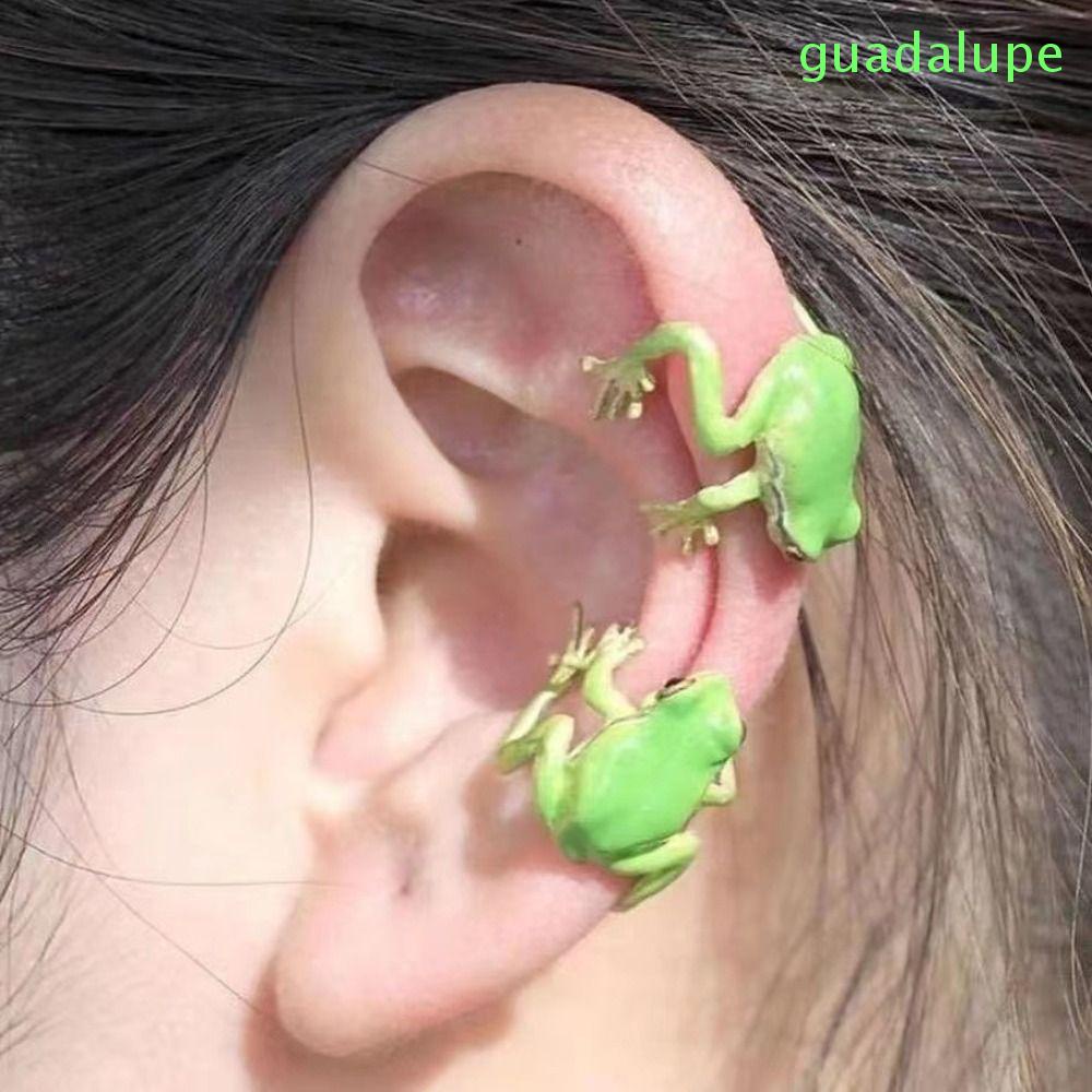GUADALUPE1 Lizard Earless Piercing Earrings, No Piercing Ear Clip ...