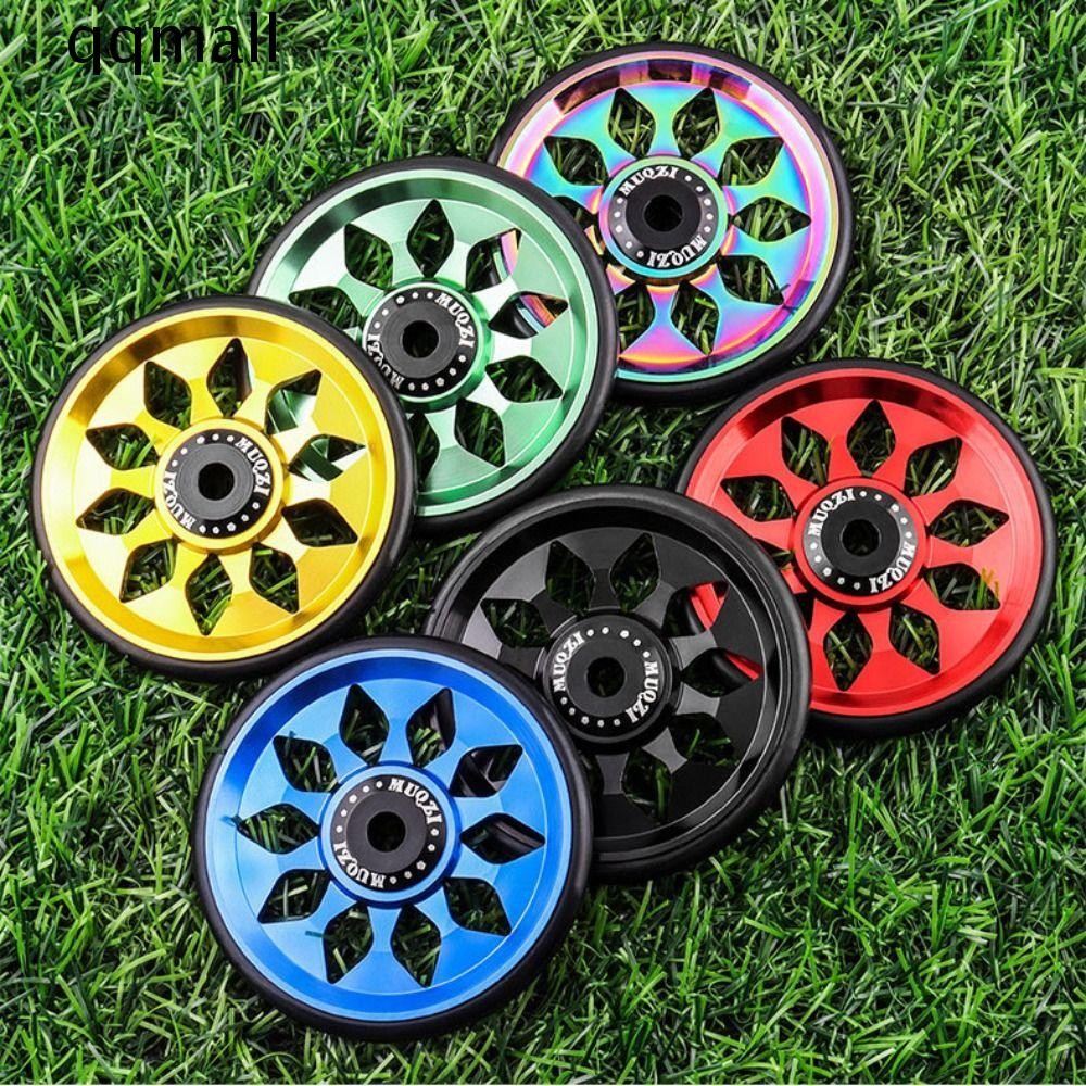 QQMALL Bicycle Easywheel, Aluminum Alloy Replacement Bike Easy Wheels ...