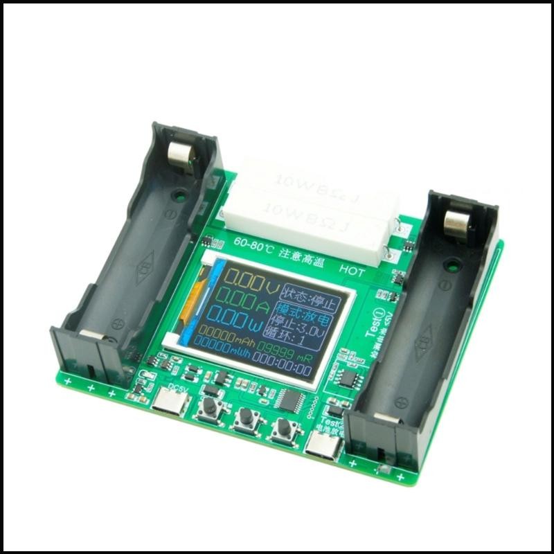 UKI 18650 Lithium-Battery Capacity Tester maH-mwH Measurement Digital ...