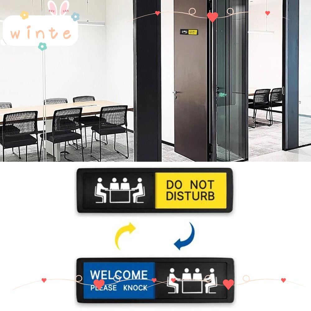 WINTE Office Door Sign, Self adhesive Please Do Not Disturb Reminder ...