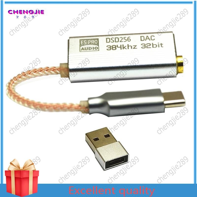 【chengjie289】DAC ES9318 USB Type C Headphone Adapter HiFi Decoding AMP ...