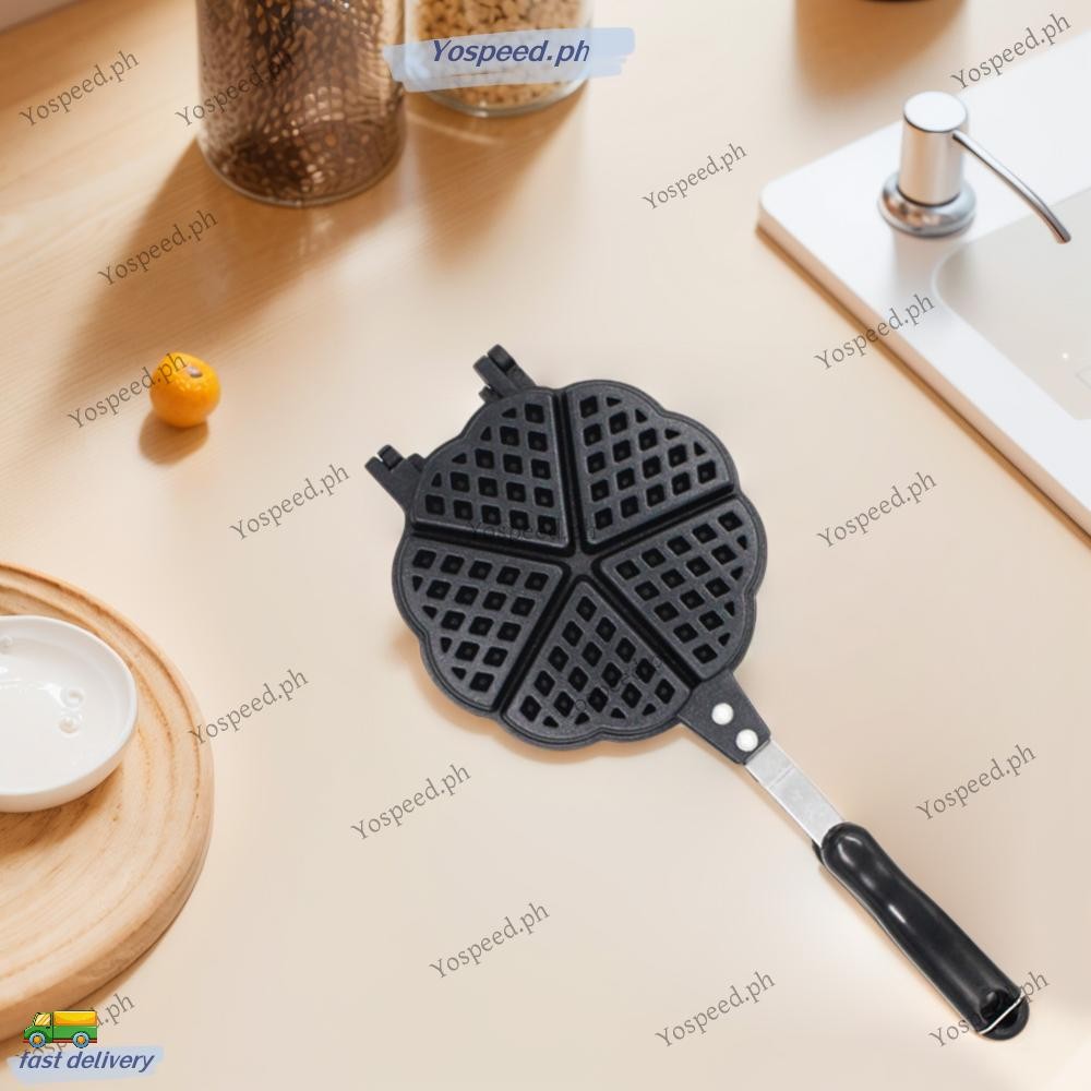 Waffle Maker Pan Non-Stick Aluminum Alloy Waffle Skillet Sandwich ...