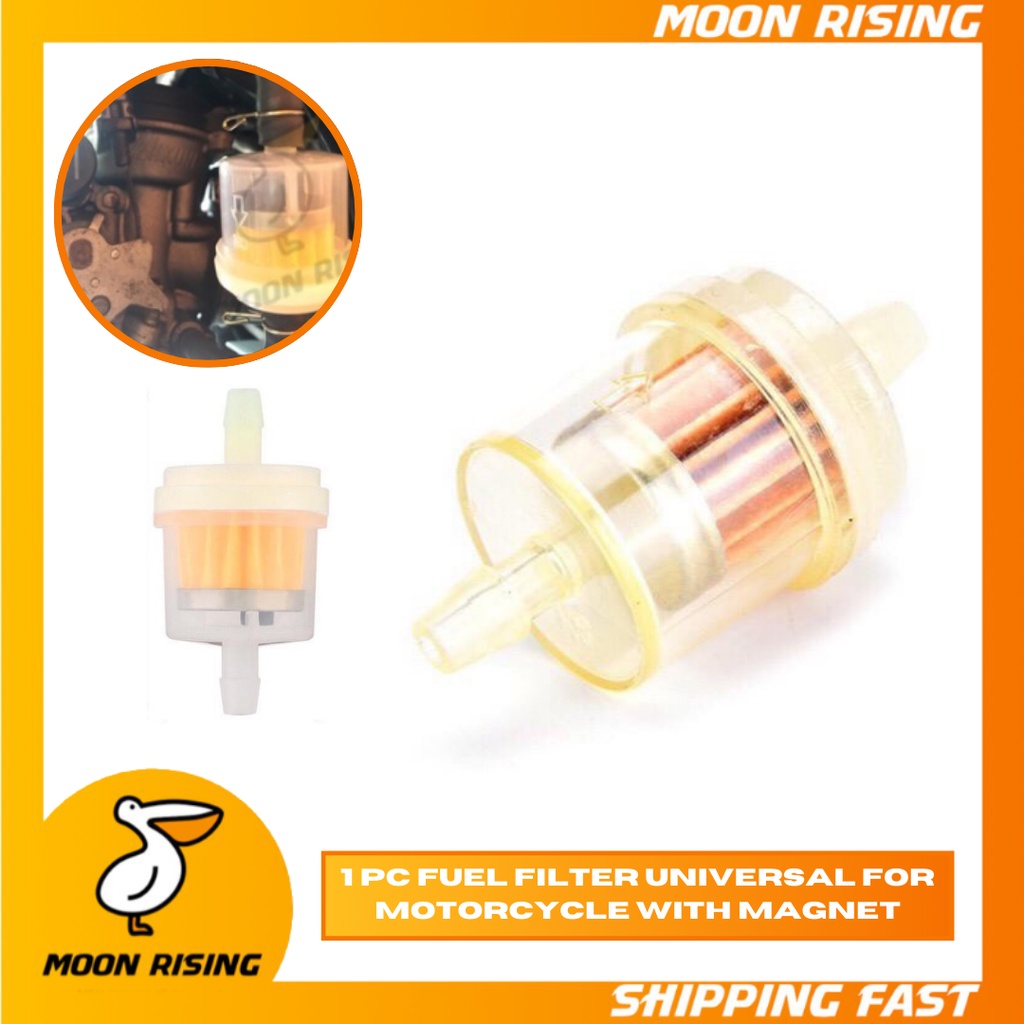 1 PC FUEL FILTER UNIVERSAL FOR MOTORCYCLE WITH MAGENT | Shopee Philippines