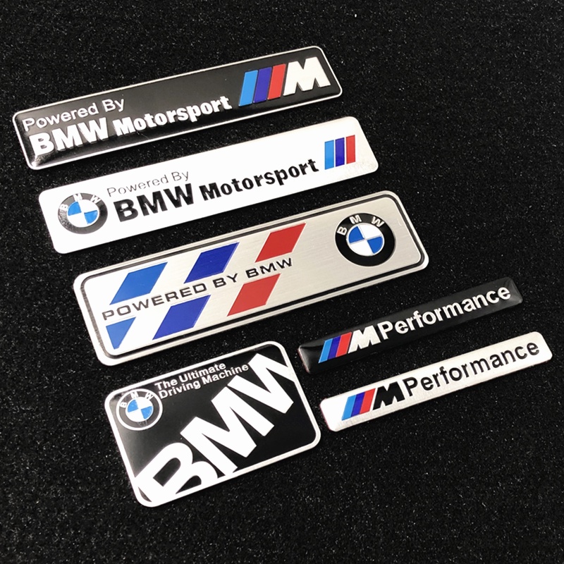 Metal Car Body Nameplate Sticker For BMW M Power M6 M8 E46 E60 E39 E90 ...