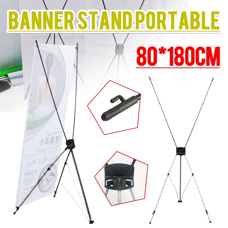 X Banner Stand Standee Tarp Stand Tarpaulin Stand Heavy Duty Display ...