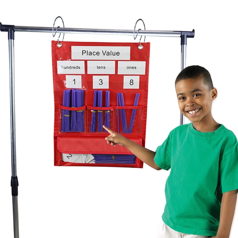love* Counting Caddie Place Value Pocket Chart 7 Pockets Classroom ...
