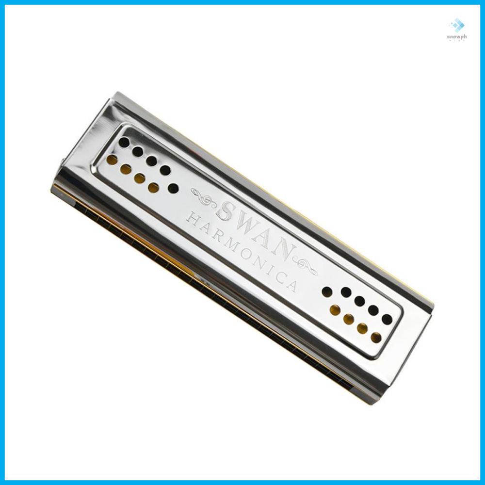 Versatile SWAN Harmonica 24 Holes C and G Mouth Organ Woodwind ...