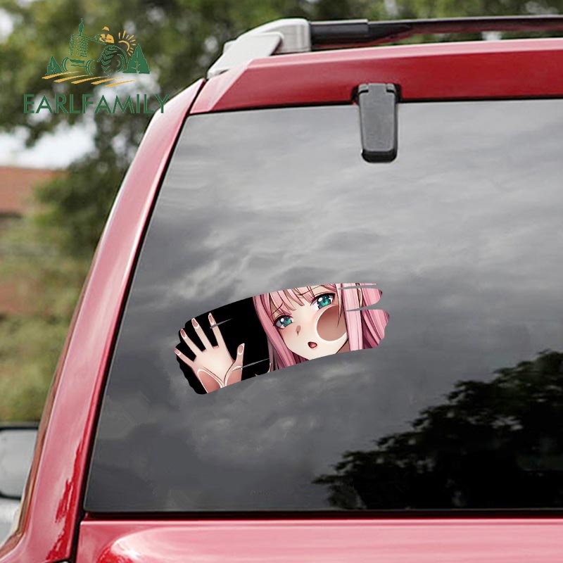 EARLFAMILY 25cm for DARLING in the FRANXX Zero Two Car Stickers Windows ...