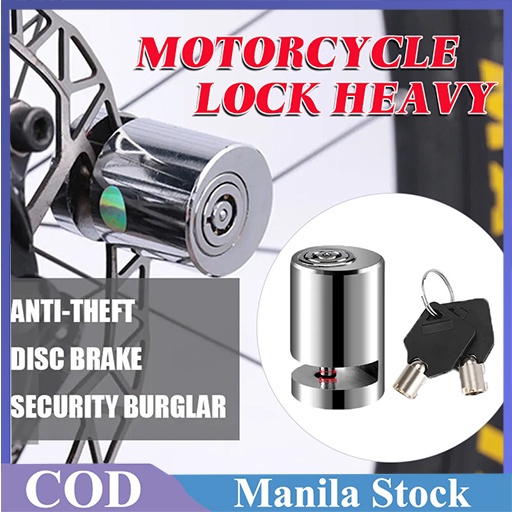 Motorcycle Lock Heavy Anti-theft Disc Brake Security Padlock Motorcycle ...
