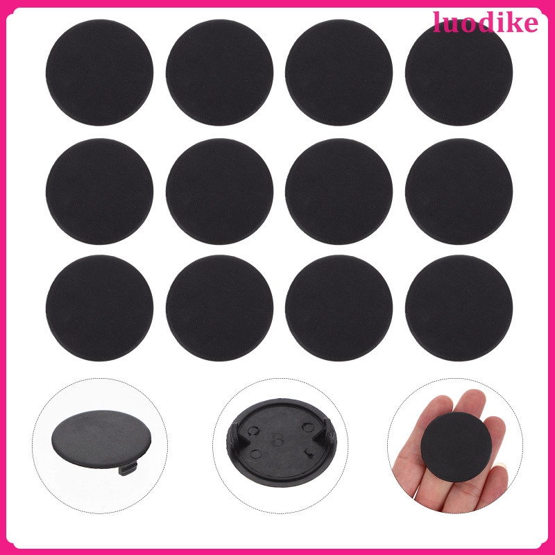 Hole 20 Pcs Black Piggy Bank Round Bottom Covers luodike | Shopee ...