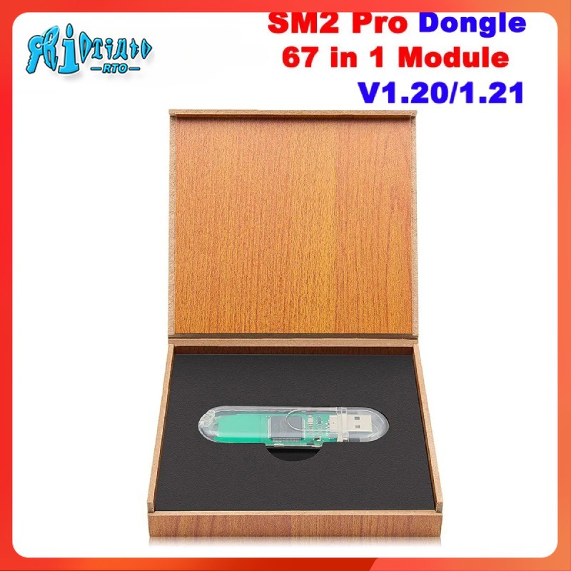 Rto 67 IN 1 USB Dongle for SM2 PRO J2534 VCI PCM FLASH BENCH V1.20 V1 ...