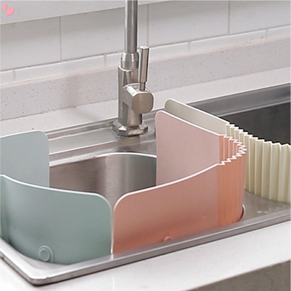 Sink Splash Guard Anti-Splash Water Baffle Board Foldable Basin Board ...