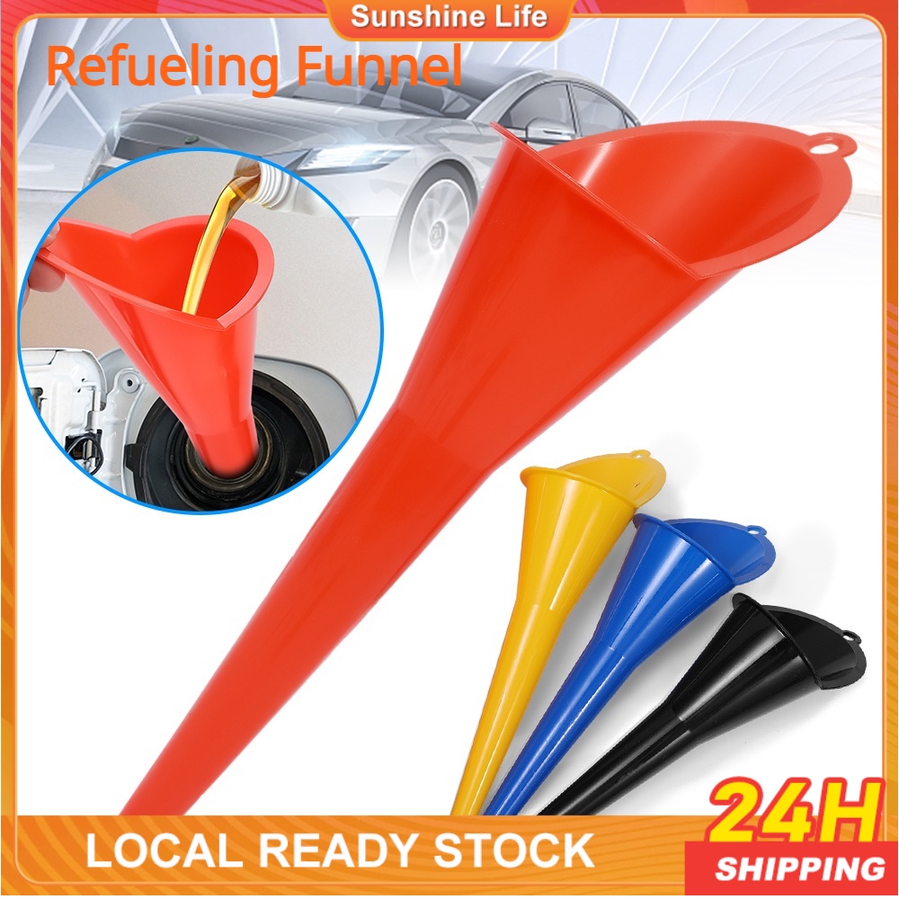 Motorcycle Car Long Mouth Funnel Portable Refueling Tool for Gas ...