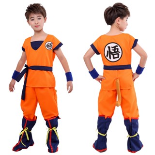 Anime Dragon Ball Z Costume For Kids Boy Son Goku Cosplay Halloween ...