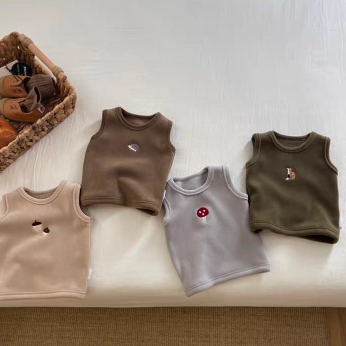 Autumn Newborn Shirt Infant Cartoon Embroidery Pattern Solid Color ...