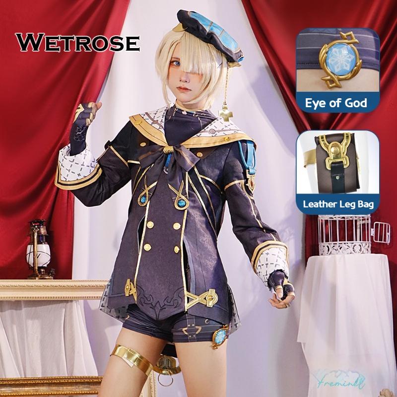 [Wetrose] Genshin Impact Freminet Cos Suit Anime Game Women Man Suit ...