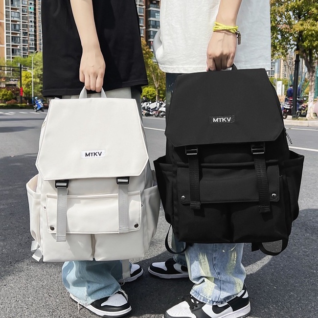 Bagpack for Woman Korean Style Unisex Travel Casual School Backpack ...
