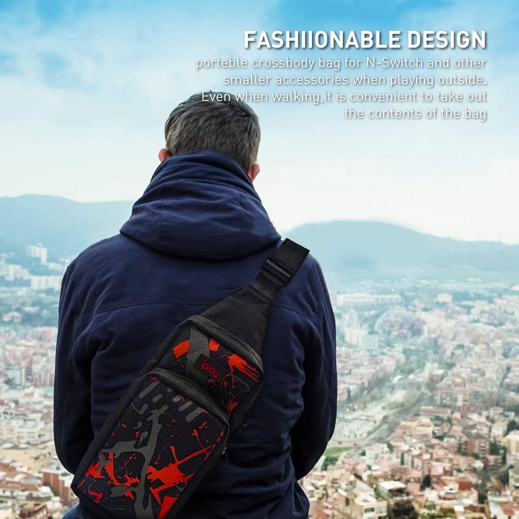 Hori Sling Bag Nintendo Switch, Lite, OLED Crossbody Adventure ...