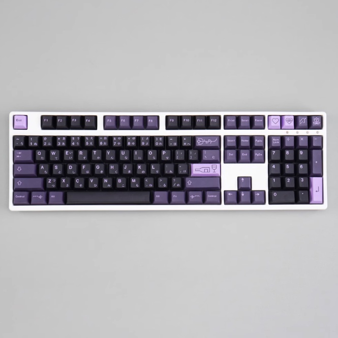 GMK First Love Purple Keycap Factory Height, PBT Material, Thermal ...