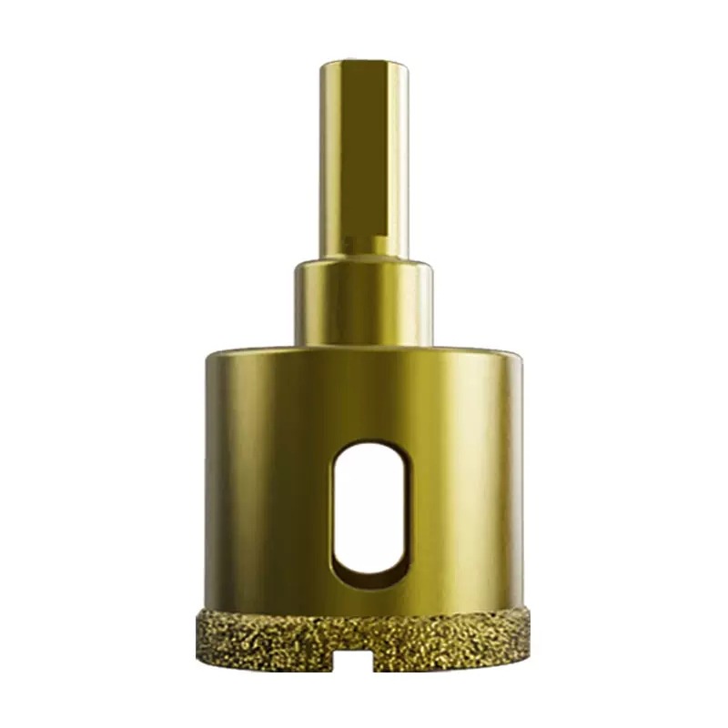 Brazed Tile Tapper Marble Granite Glass Floor Tile All-Ceramic Dry Drilling Bit Drilling ...