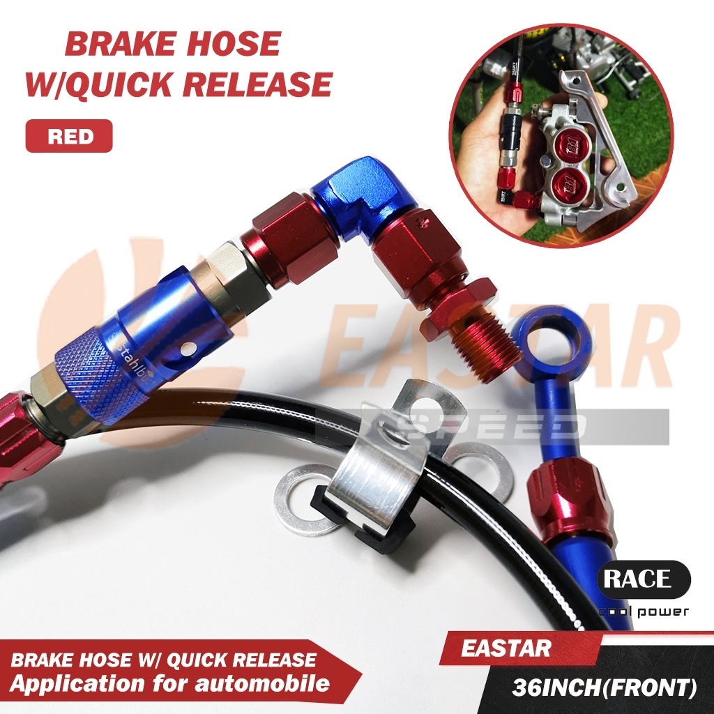 Brake Hose w/ Quick Release (Universal) 36 Inch(Front) | Shopee Philippines