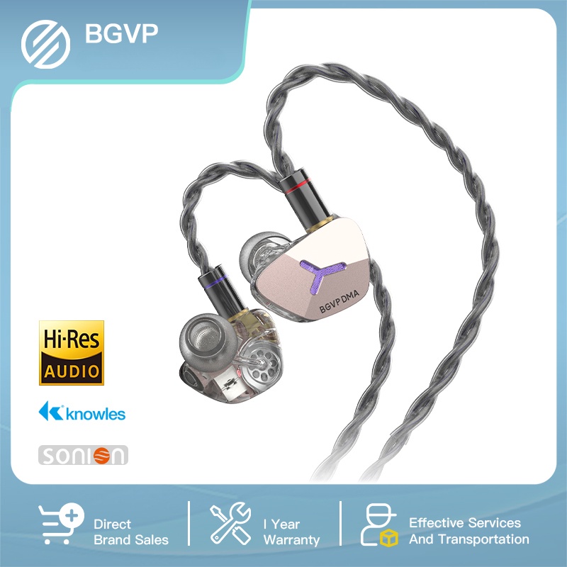 BGVP DMA Bone Conduction In-ear Earphone Driver Armature Hybrid Unit ...